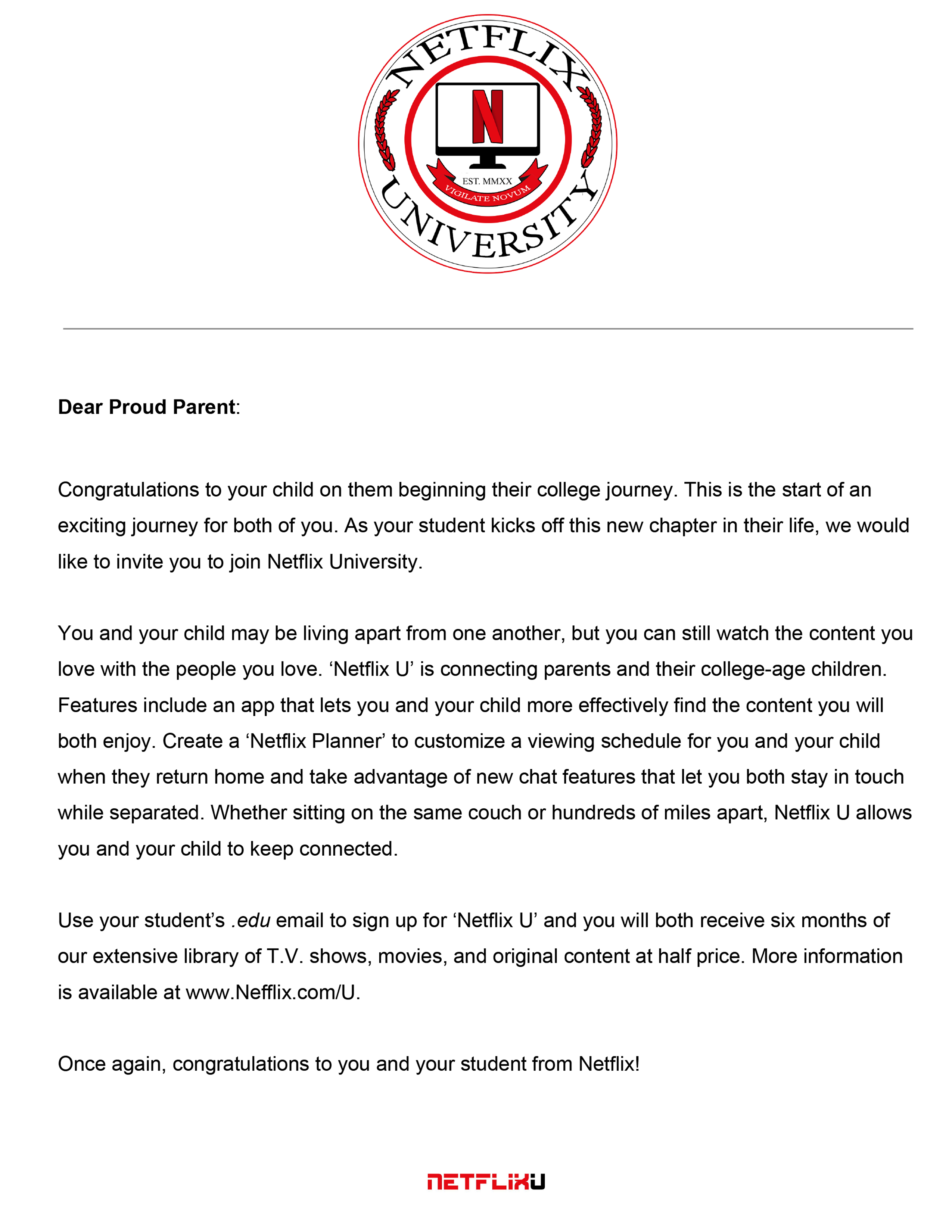 Netflix — Netflix U - Nick Jungheim